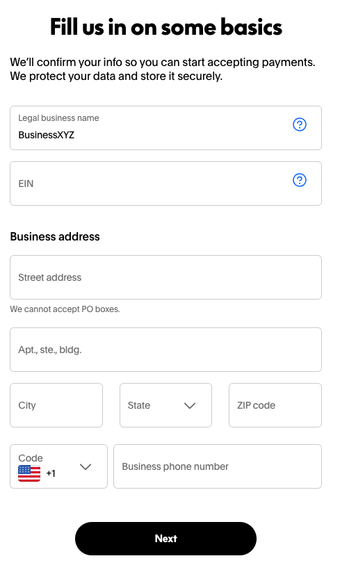 Set up PayPal as an Organization